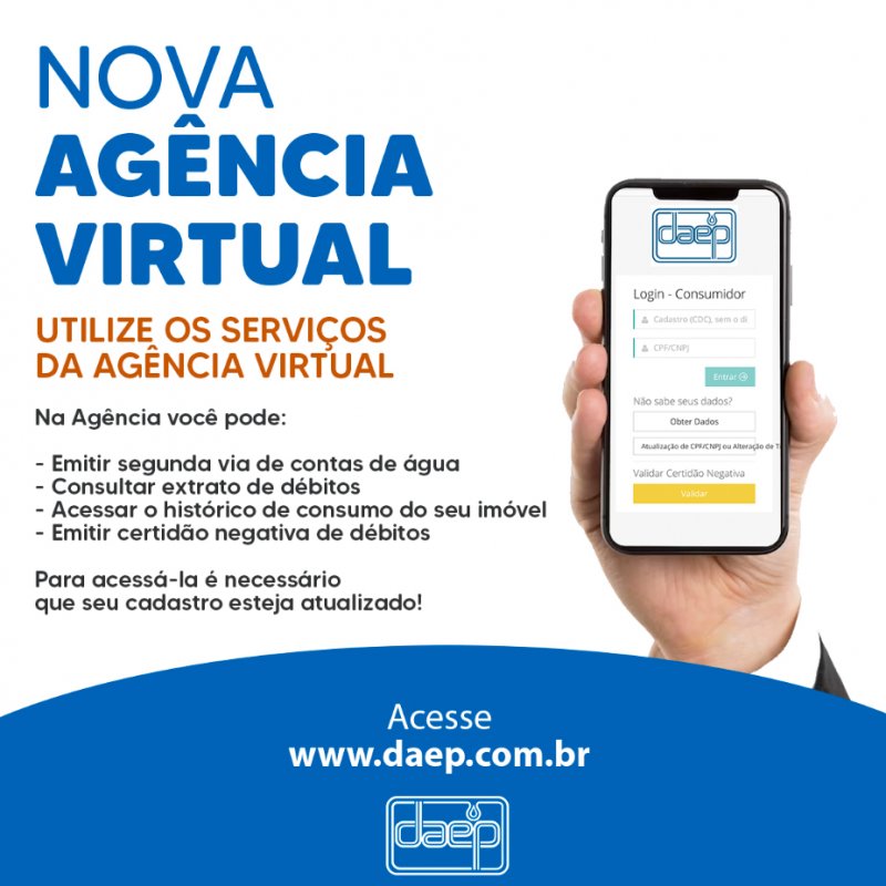 Diário de Penápolis | Nova Agência Virtual do Daep simplifica o acesso ...